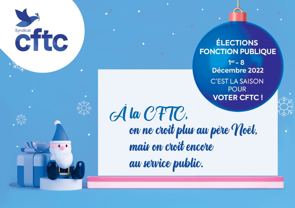 1er – 8 décembre 2022 : votez CFTC ! | Syndicat SNEPL–CFTC